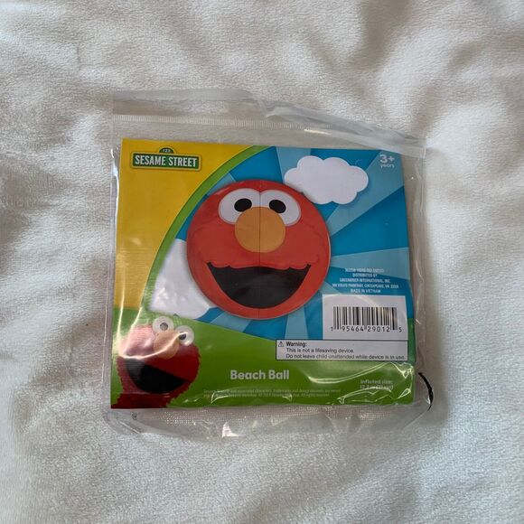 Sesame Street | Toys | New Sesame Street Elmo Red 2 Inflatable Beach ...